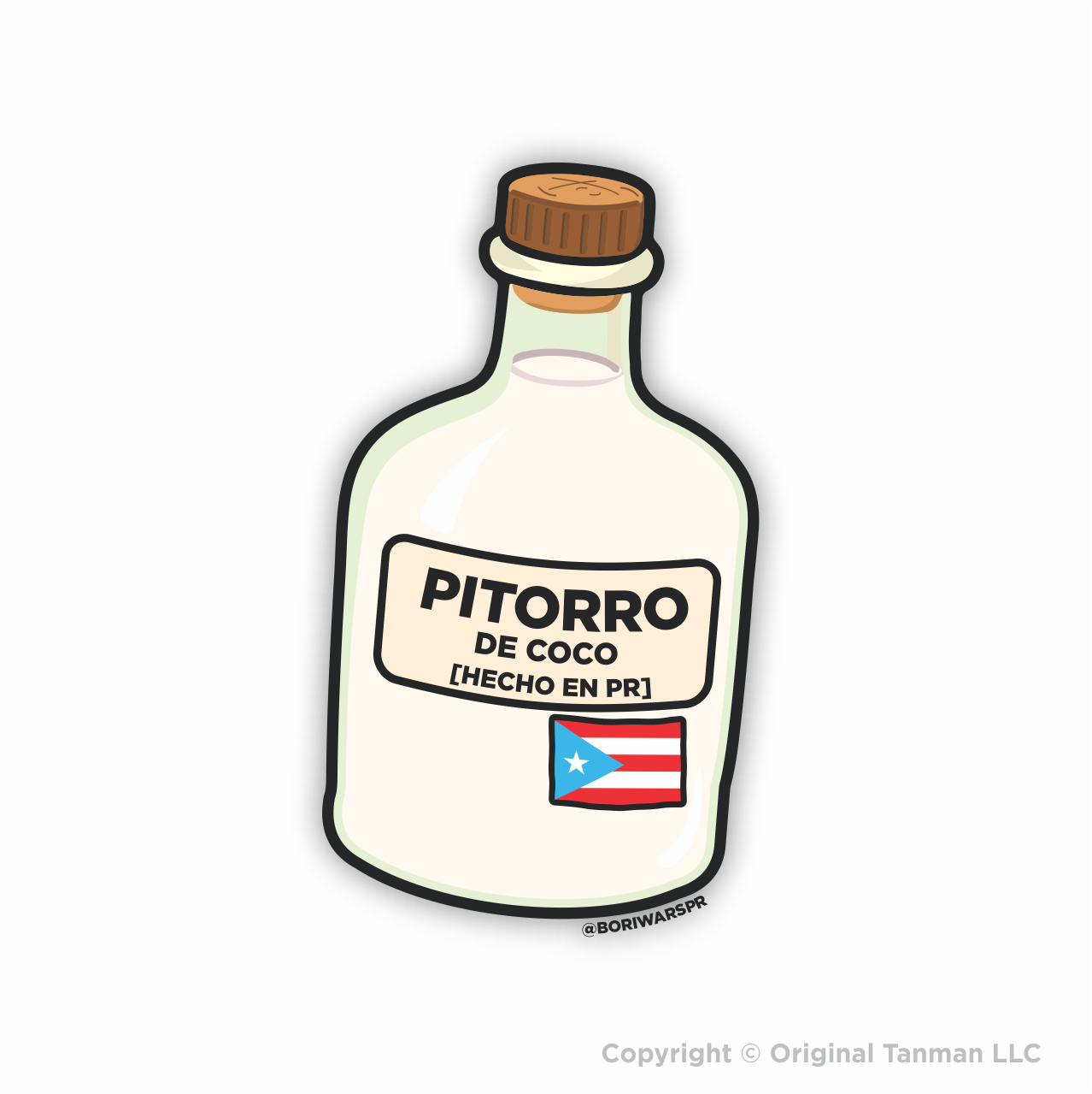Pitorro Premium Sticker – Bori Wars PR