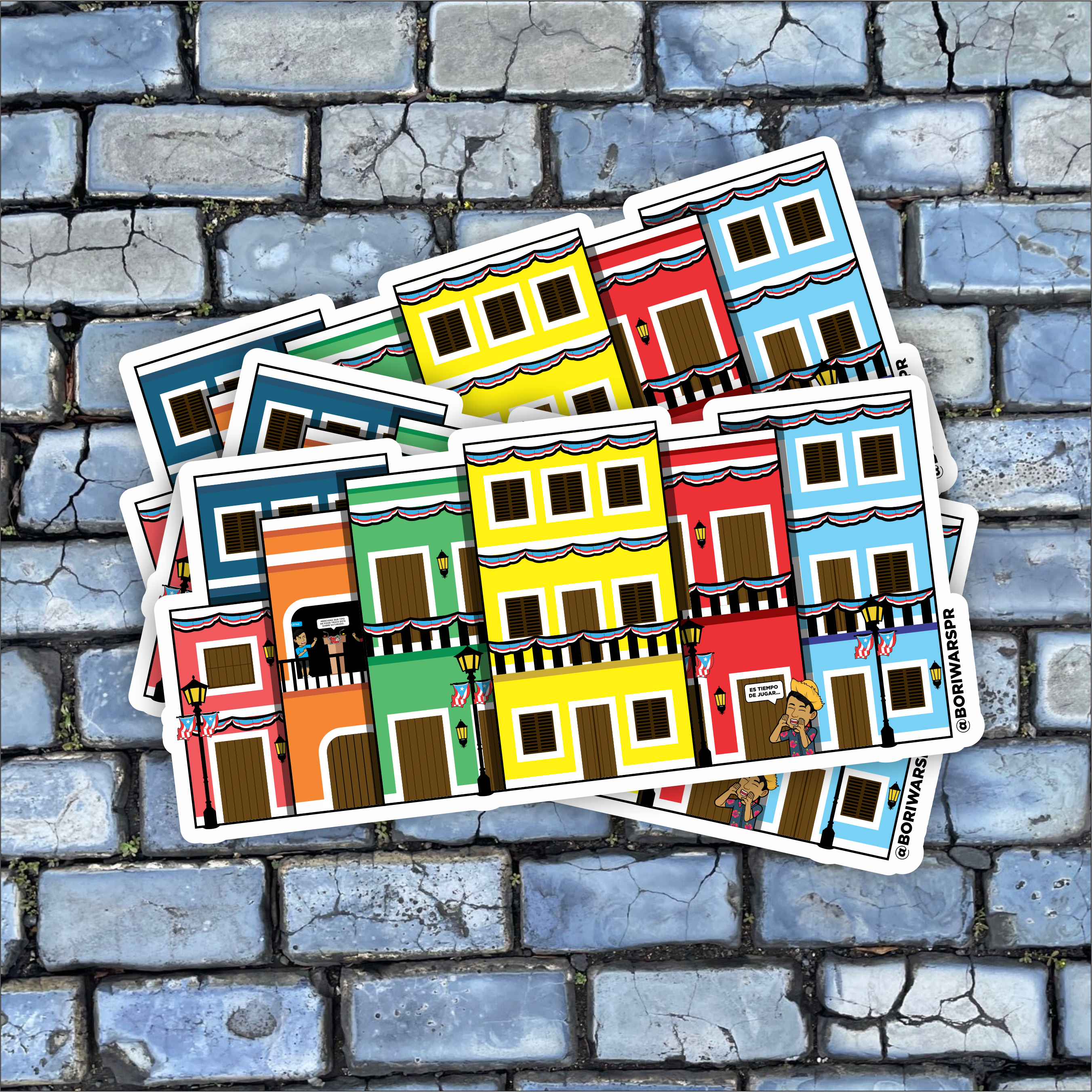 Viejo San Juan Sticker – Bori Wars PR
